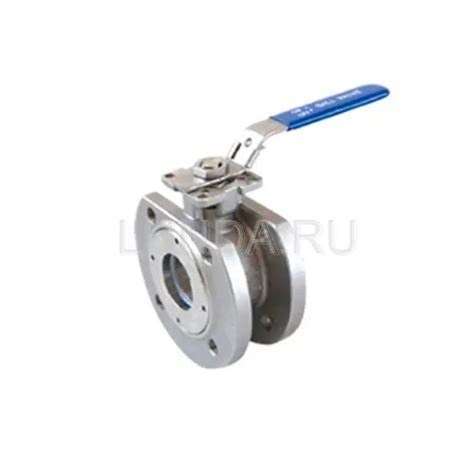 Шаровой стальной кран межфланцевый полнопроходной с рукояткой Ду 15 100 Ру 16 40 Bv17 купить
