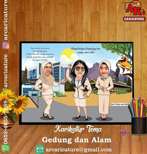 Arcaricature Terima Kasih Pak Atas Pesanan Karikatur 10r