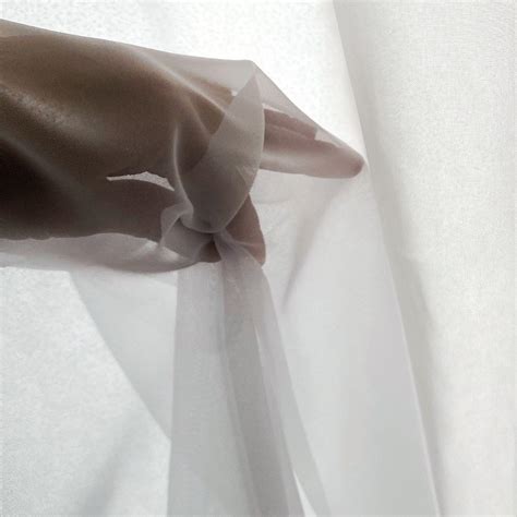 ᐉ Тюль на серых люверсах 150х250 см вуаль шифон 1 шт Белый 580101 Vp1 150 Gr • Купить в Киеве