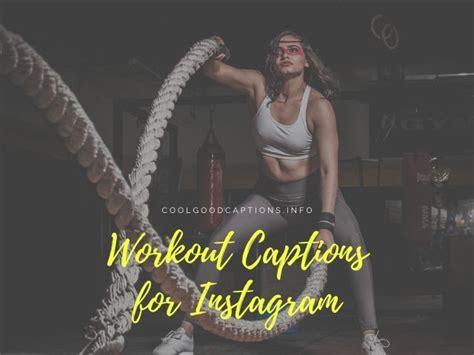 Coolest 61 Workout Captions For Instagram Fitness Status