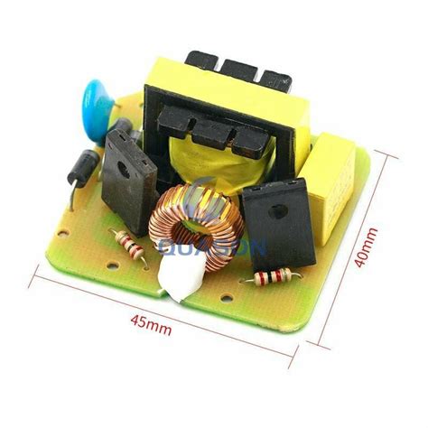 스텝 업 파워 모듈 듀얼 채널 인버스 컨버터 부스터 모듈 전원 레귤레이터 12v ~ 220v 35w Dc Ac 부스트 인버터 모듈 활성 구성 요소