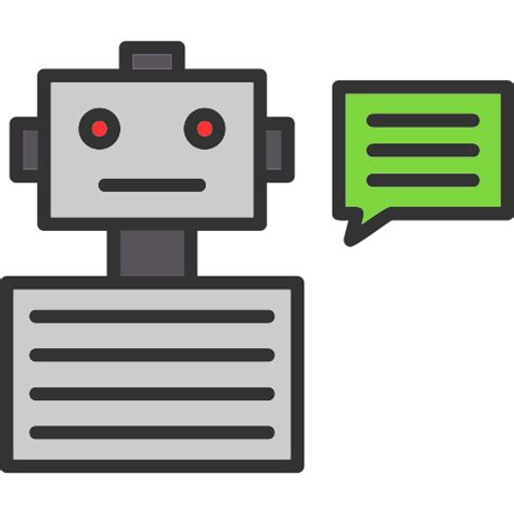 Chatbot Generic Outline Color Icon