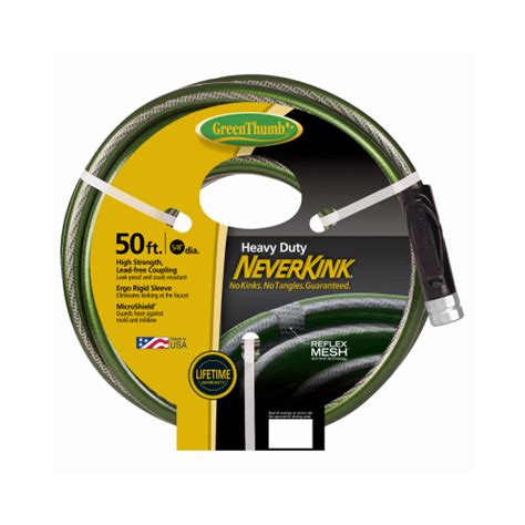 Teknor Apex 784470 NeverKink Garden Hose Heavy Duty 5 8 In X 50 Ft