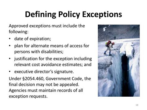 Ppt Accessibility Policy Development And Exceptions Eir Accessibility
