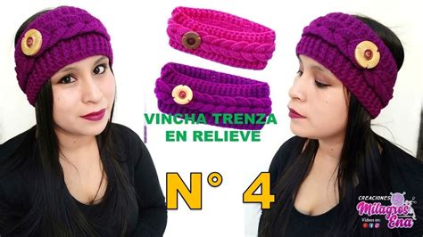 Como Tejer La Vincha N 4 Banda O Diadema A Crochet En Punto Trenza En