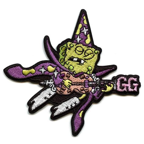 Spongebob Squarepants Goofy Goober Wizard Patch Nickelodeon Cartoon Television Embroidered Iron