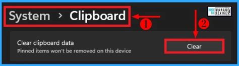 Clipboard Settings On Windows Clear Clipboard Data Group Policy