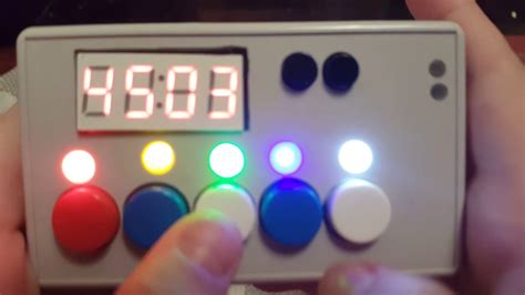 Simon Says Advanced 5 Buttons Arduino Game Stm32f103c YouTube