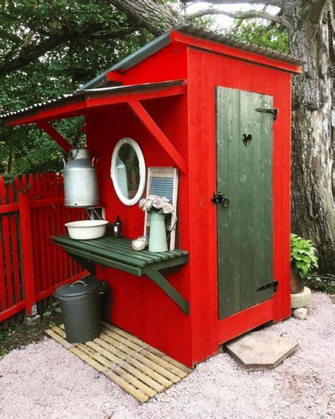 Pin By Christinas Collection On GARDEN GARAGE Outdoor Bathroom Design