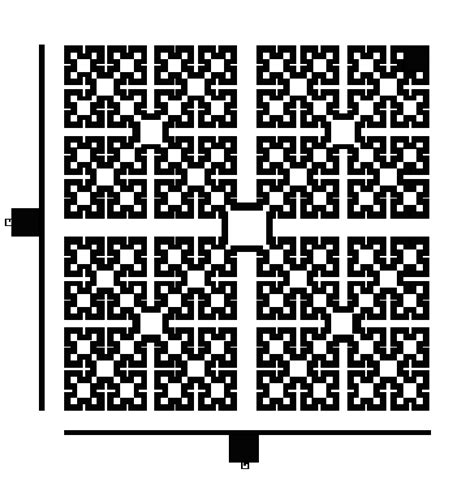The Layout Of The Modeled 4th Iteration Fractal Shaped Resonator Download Scientific Diagram