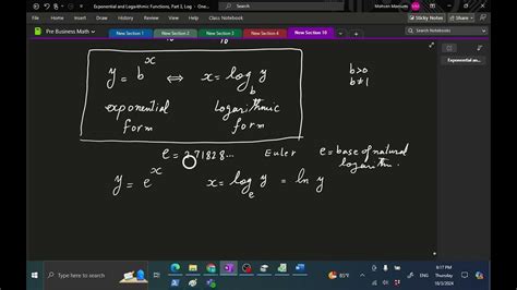 Logarithms Part 1 Definition Rules Youtube
