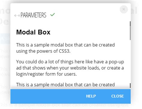 Ventana modal móvil amigable en CSS puro modal box TodoCodigo net