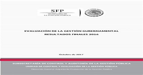Evaluación De La Gestión Institucional 2014 2015€¦ · 2 1 Pilares De La