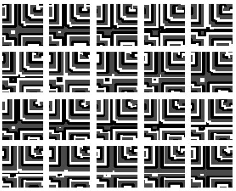 Typical Multiple Square Pattern At 71 ∼ 90 Steps Download Scientific