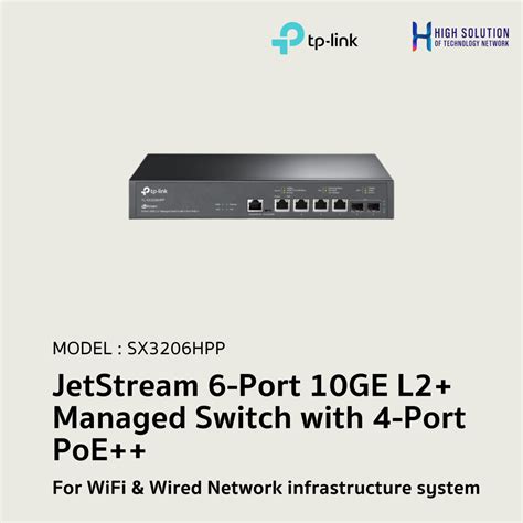 Sx3206hpp Tp Link Jetstream 6 Port 10ge L2 Managed Switch With 4 Port Poe Wifi And Wired Sx3206hpp Tp Link Jetstream 6 Port 10ge L2 Managed Switch With 4 Port Poe Wifi And Wired