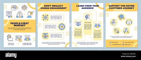 People First Mindset Brochure Template Stock Vector Image And Art Alamy