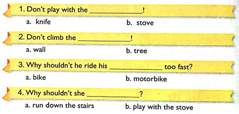 Unit 12 Lớp 5 Dont Ride Your Bike Too Fast Lesson 3