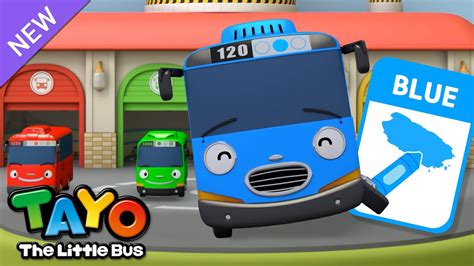 Learn Colors With Tayo Bus And Friends Tayo Color Song Vehicles For