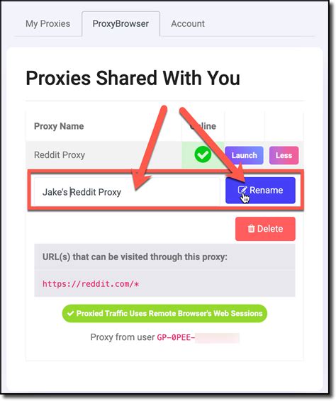 Sharing Proxies With Other Grantproxy Users Grantproxy Documentation