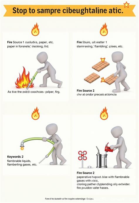 Safety Poster Design Fire Extinguishing Methods Stable Diffusion Online