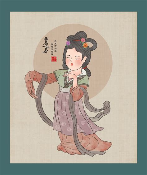 红楼梦金陵十二钗 Ip设计路垚知马力 站酷zcool