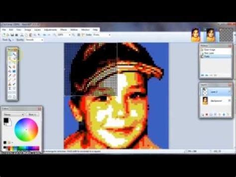 How To Make A Lego Mosaic Portrait YouTube