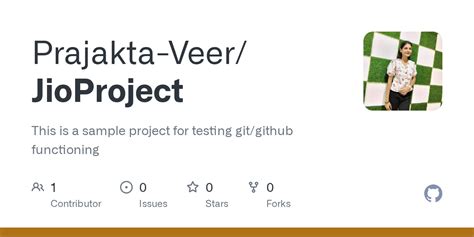 Github Prajakta Veerjioproject This Is A Sample Project For Testing Gitgithub Functioning
