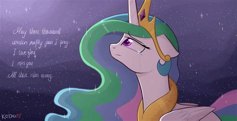 1066150 Safe Artistkodabomb Princess Celestia Lullaby For A
