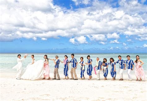 グアムでの挙式撮影 ビーチで撮影 名古屋でフォトウエディングや結婚式の撮影はleaf Wedding