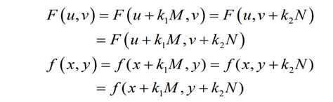 Solved Proof The Following Periodicity Of 2d Dft 2 D Dft Chegg