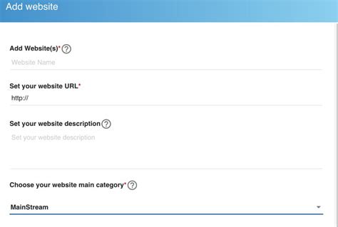 How To Add A Website Goadserver Documentation