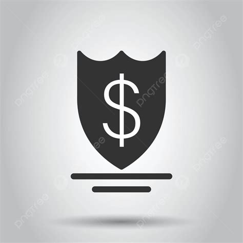 Cash Protection Shield In Flat Style Payment Security Password Vector Payment Security
