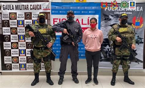 Capturan A Alias Claudia Cabecilla De La Columna Dagoberto Ramos De