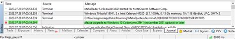 Terminal64exe Is Crashing My New Computer Bad News And Good News Mt5 General Mql5