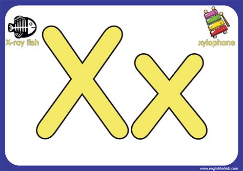 Big Printable ABC Letters Letter X Alphabet Flash Cards Printable Printable Abc Letters