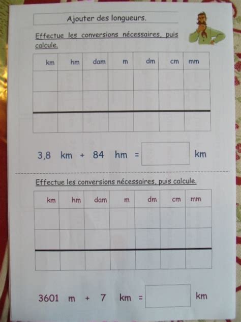 Tableau De Conversion Longueur Bloc Notes Tableau De Conversion Les Longueurs