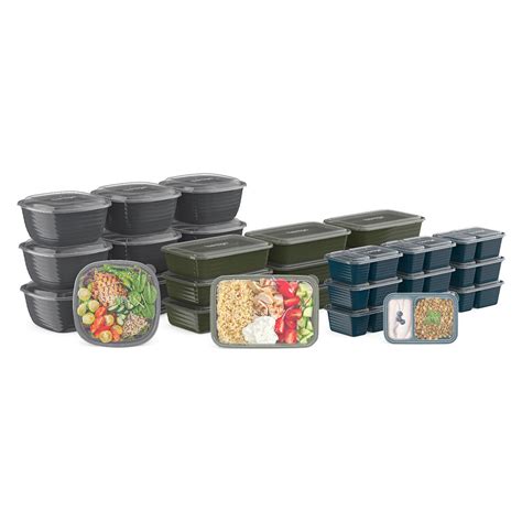 Bentgo Prep 60 Piece Variety Meal Prep Kit Reusable Meal Prep Containers
