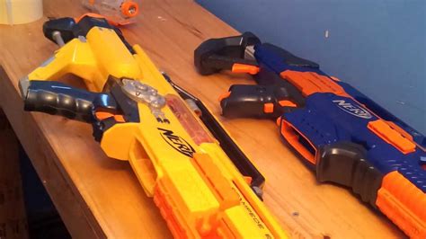 Nerf Rapidstrike Vs Stampede Stock Test Youtube