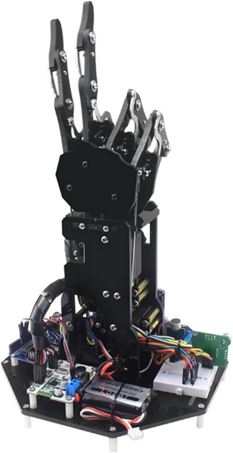 Lxswy Bionic Palm Robot Brazo Diy Brazo Palm Bionic Robot Batería De Litio Rc Piezas Robot Color