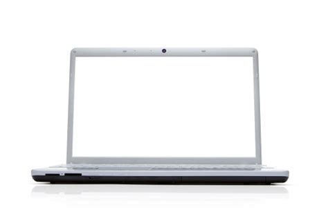 Laptop Modern Kosong Dengan Jalur Kliping Foto Stok Unduh Gambar