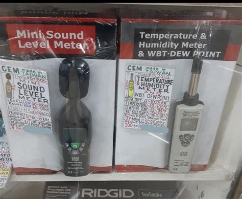 Cem Dt 321s Temperature Humidity Moisture Dew Point Meter Meters