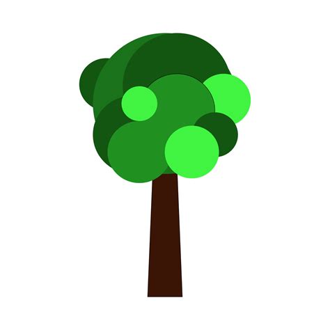 Single Tree Cartoon 16469797 Vector Art At Vecteezy