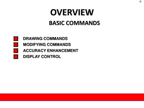 SOLUTION: Cad basic commands - Studypool