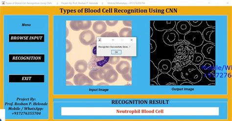 Types Of Blood Cell Detection Using Convolutional Neural Network Cnn