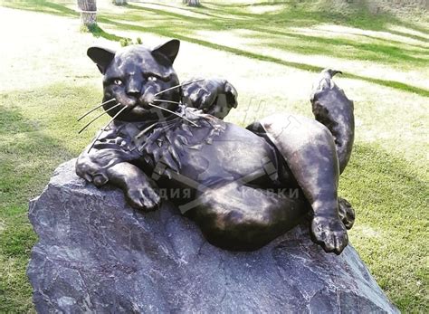 Кованая фигура кота КФ-113: купить в Москве, фото, цены