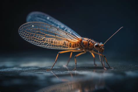 Premium Ai Image A Bug With A Yellow Body Is Shown In The Upper Right