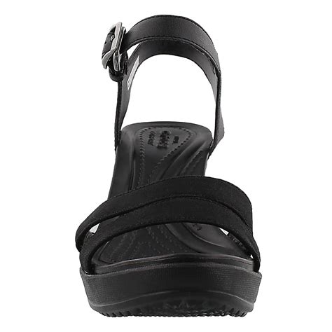 Crocs Womens Leigh Ii Ankle Strap Wedge Sandal Ebay