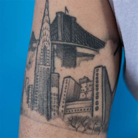 Share 68 Nyc Skyline Tattoos Latest In Cdgdbentre