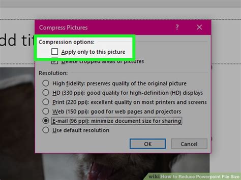 3 Ways To Reduce Powerpoint File Size WikiHow