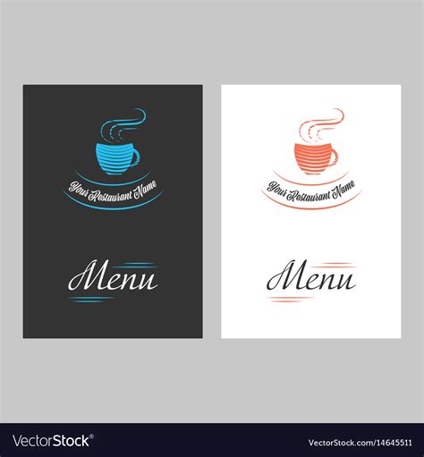 Restaurant Menu Cover Page